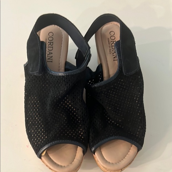 Cordani | Shoes | Cordani Black Peeptoe Sandals | Poshmark